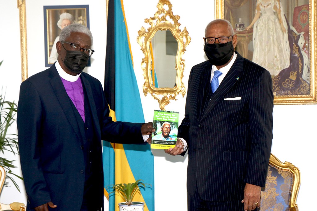 Bishop Simeon Hall Presents a Copy of His Book to the Governor General ...