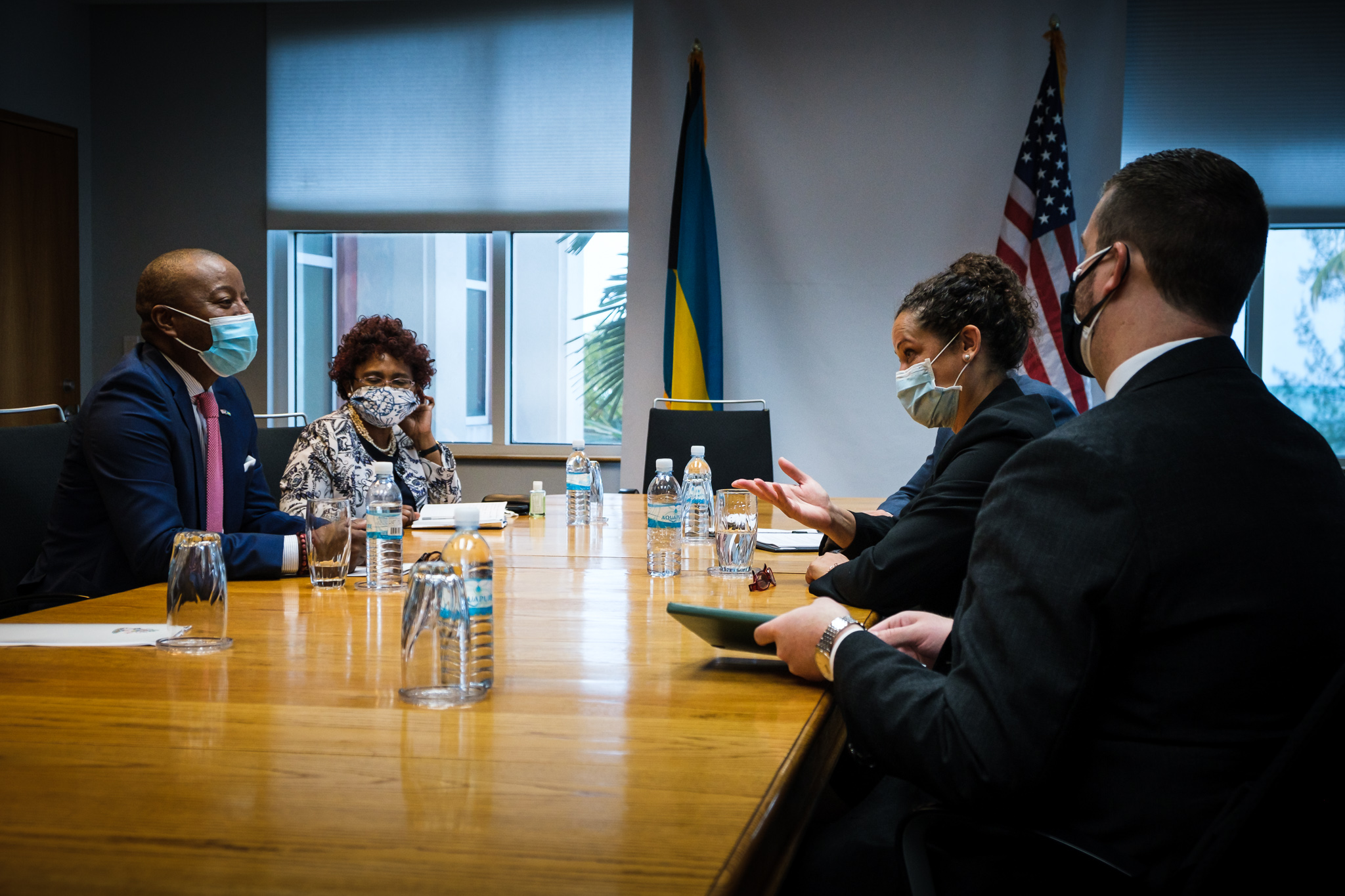 U.S. Chargé d'Affaires Usha Pitts Meets with Prime Minister Hubert ...