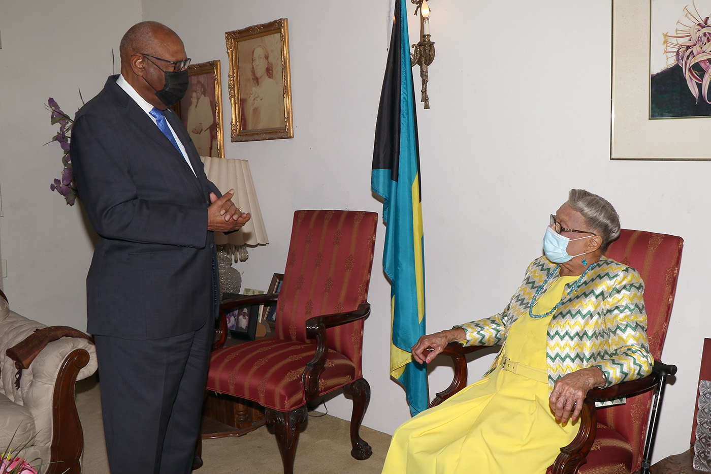 Governor General Visits with Mrs. Dorothea Strachan on Her 95th ...