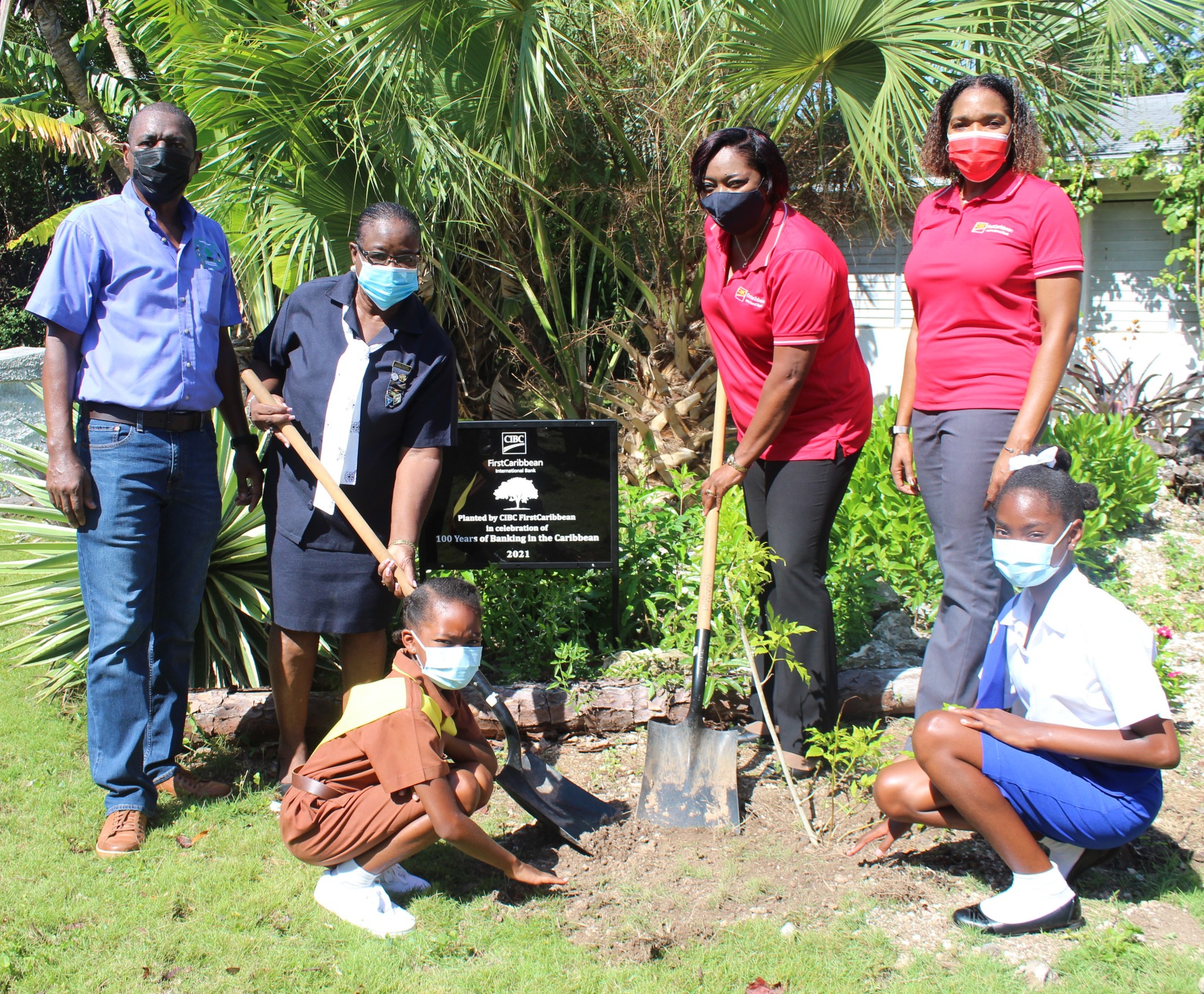 100 Trees Planted For CIBC FirstCaribbean's 100th Year Banking ...
