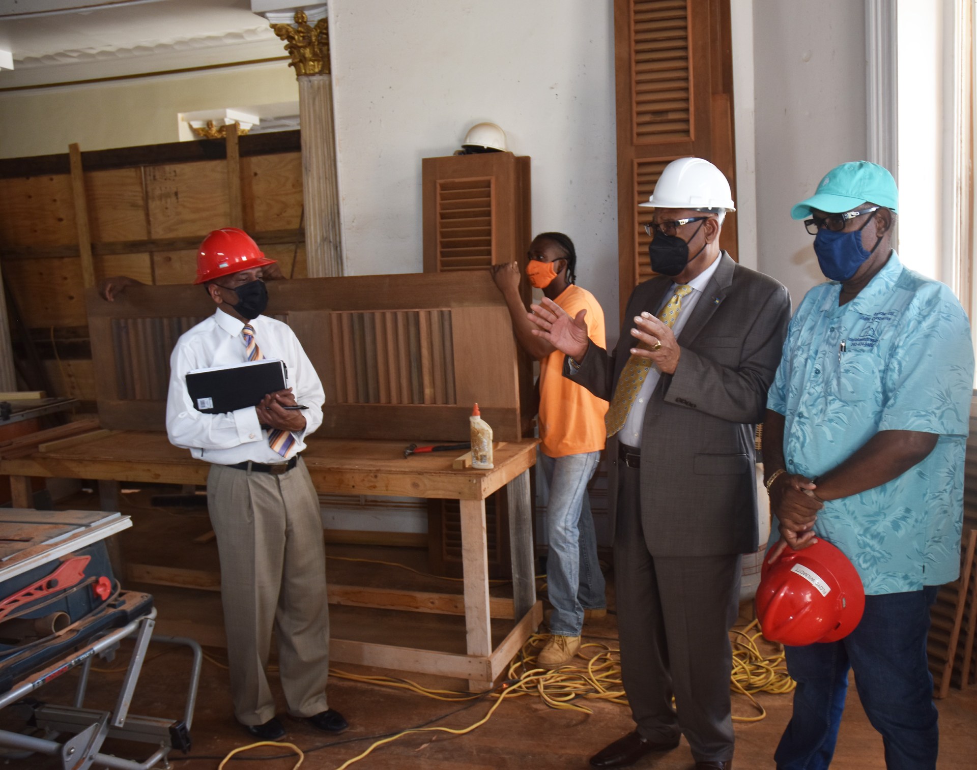 Gallery: Governor General tours Government House construction site ...
