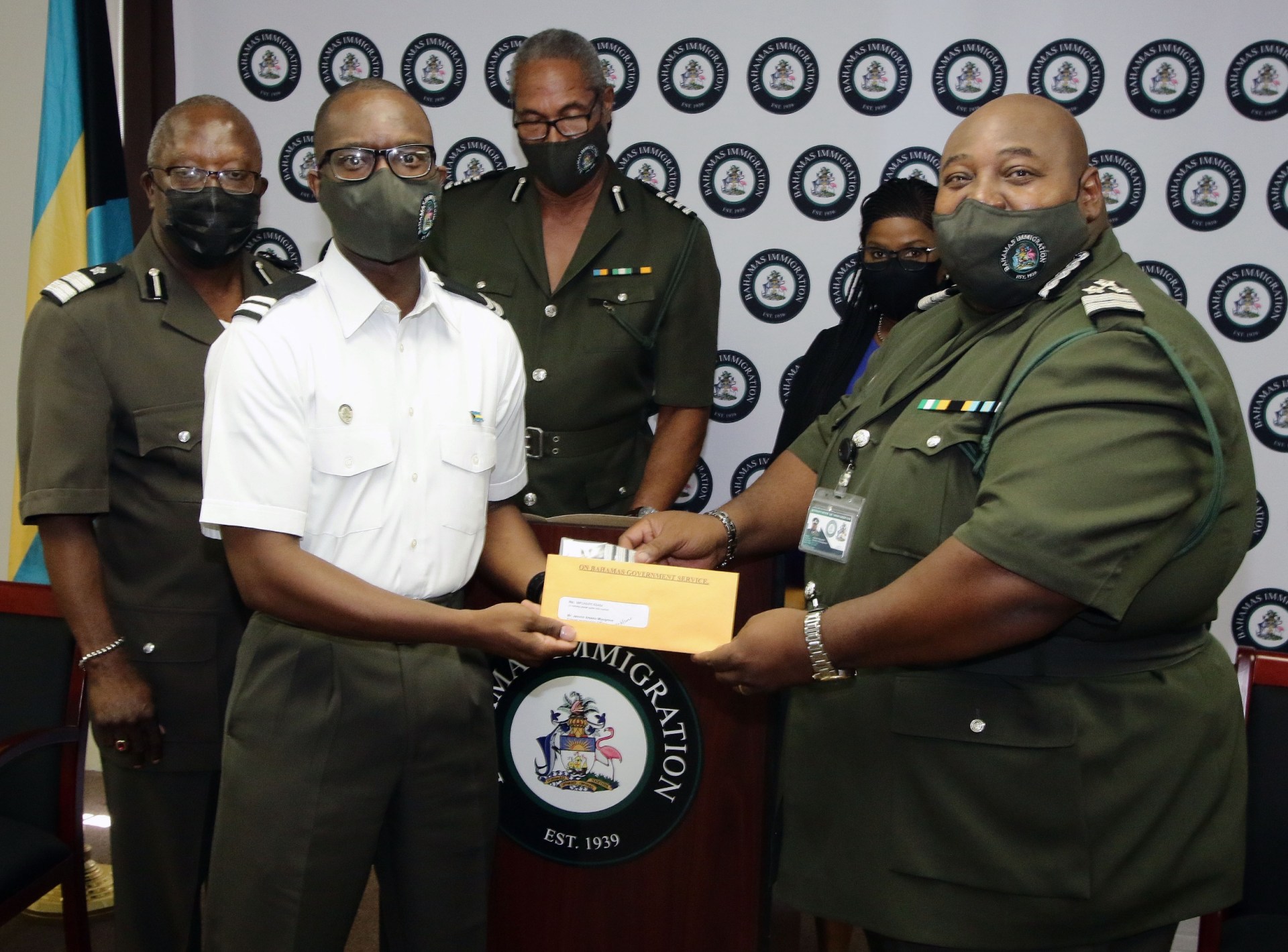 Promotion Exercise at the Department of Immigration - ZNS BAHAMAS