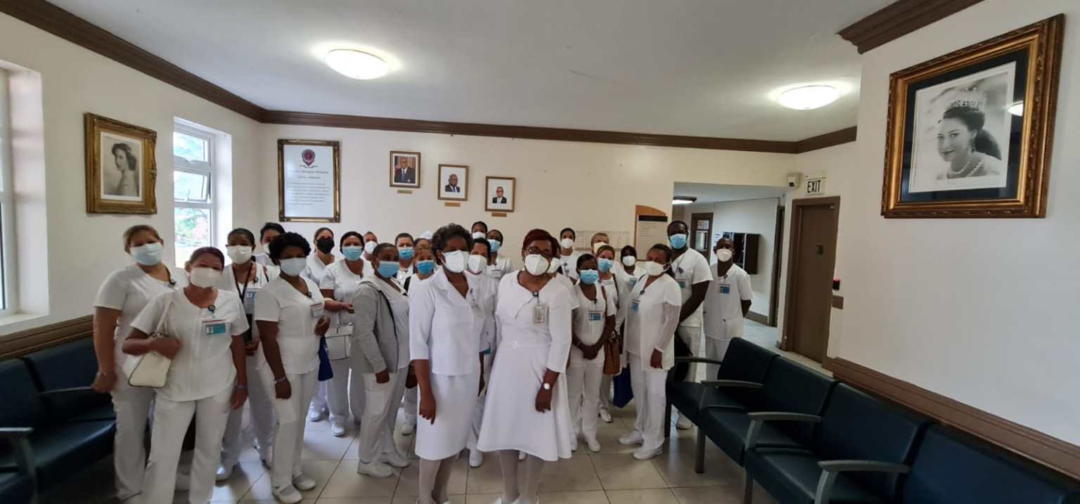 42 Cuban Nurses join the healthcare team at PMH - ZNS BAHAMAS