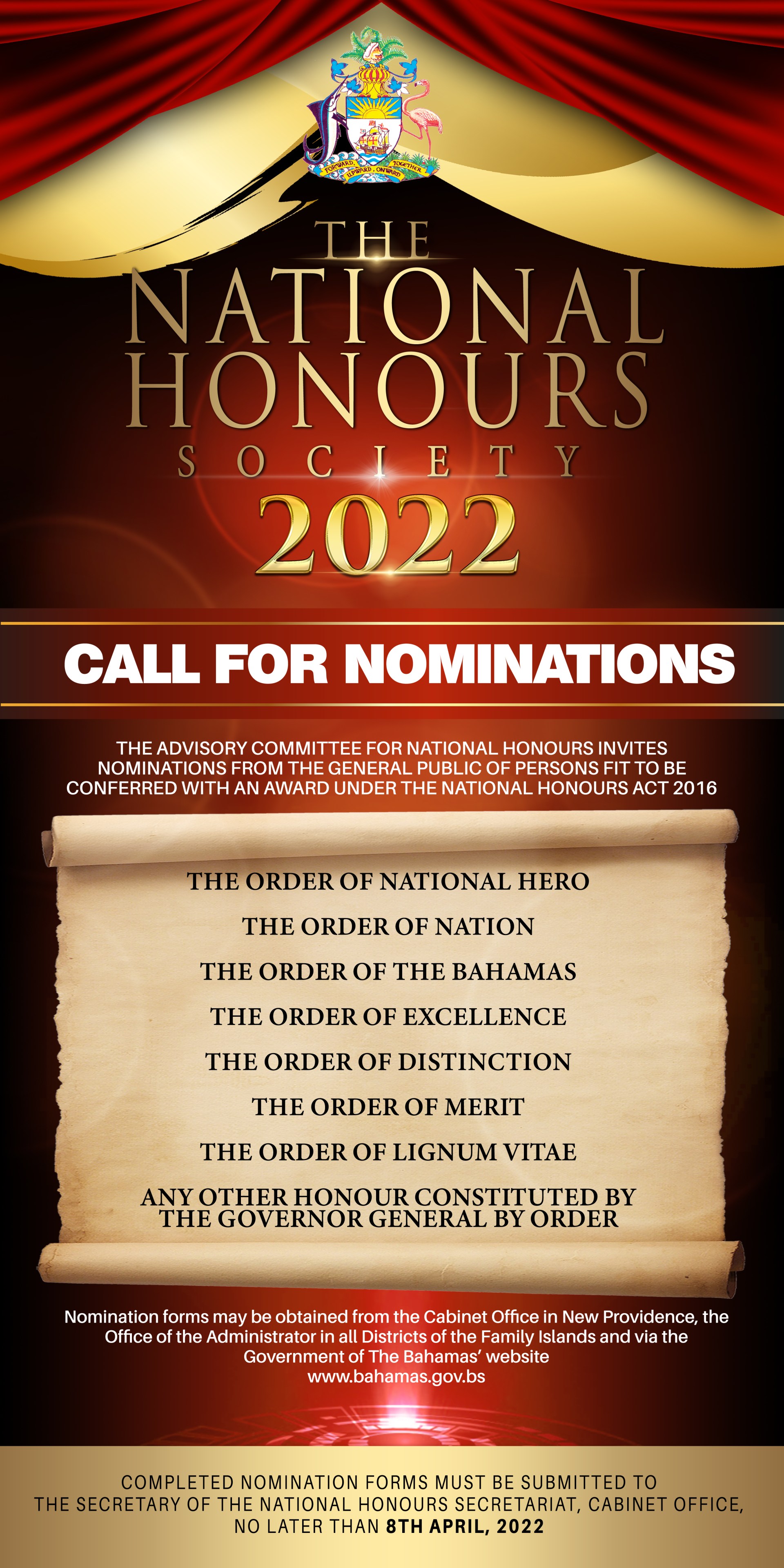 National Honours - ZNS BAHAMAS