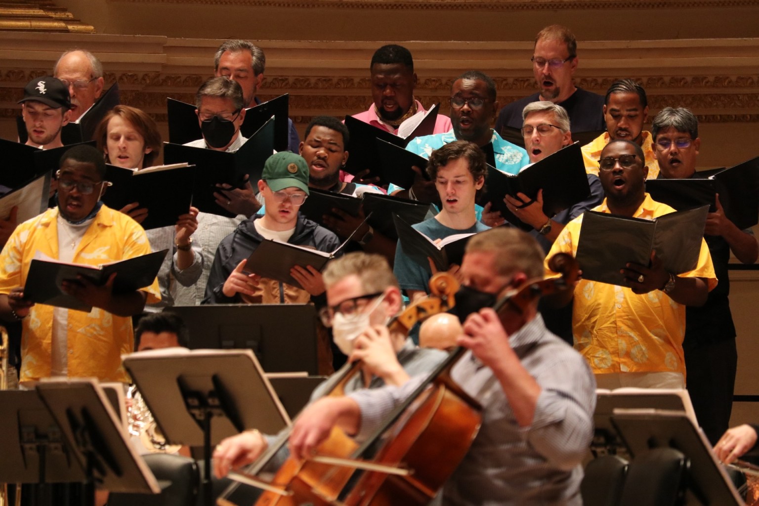 Bahamian singers in dress rehearsal at Carnegie Hall - ZNS BAHAMAS