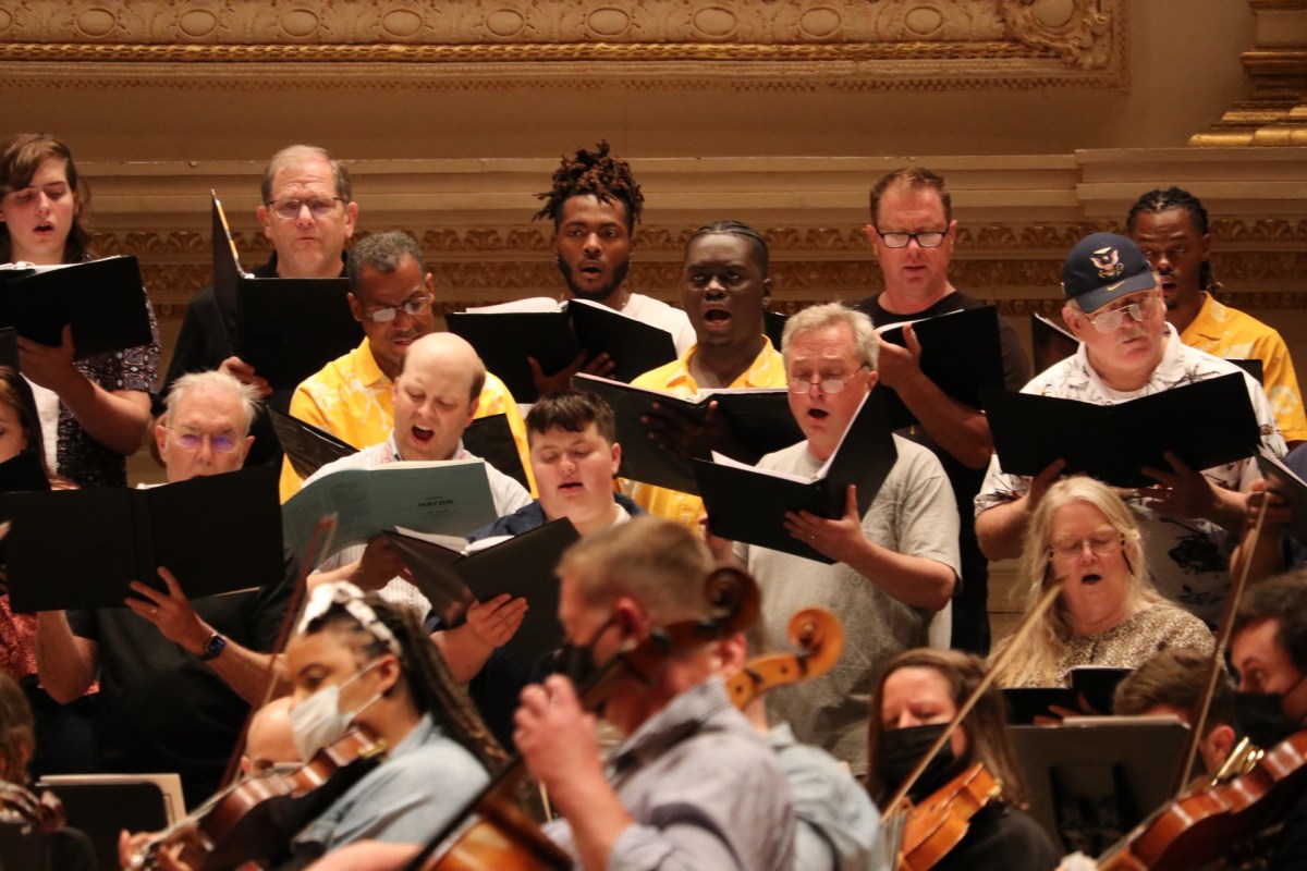 Bahamian singers in dress rehearsal at Carnegie Hall - ZNS BAHAMAS