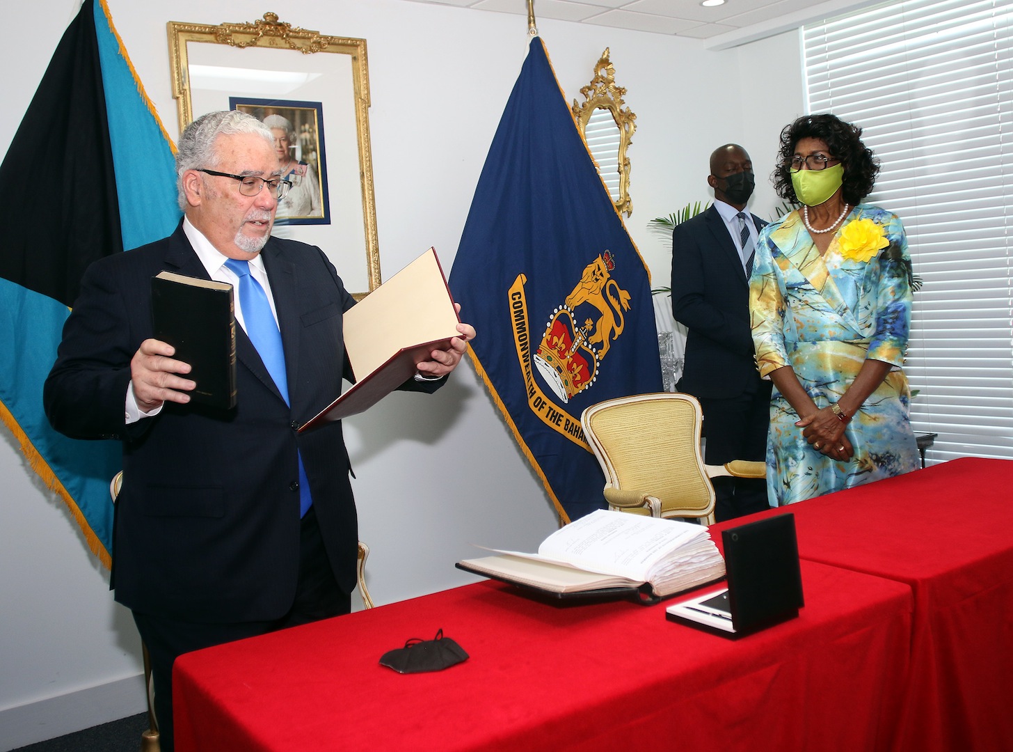 Sir Brian Moree, sworn in as Justice of the Court of Appeal - ZNS BAHAMAS