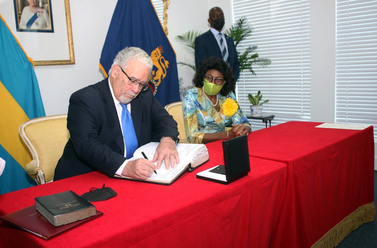 Sir Brian Moree, sworn in as Justice of the Court of Appeal - ZNS BAHAMAS