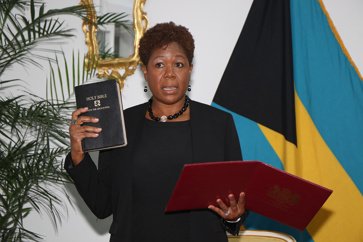 Carla Card-Stubbs sworn in as Acting Justice of the Supreme Court - ZNS ...