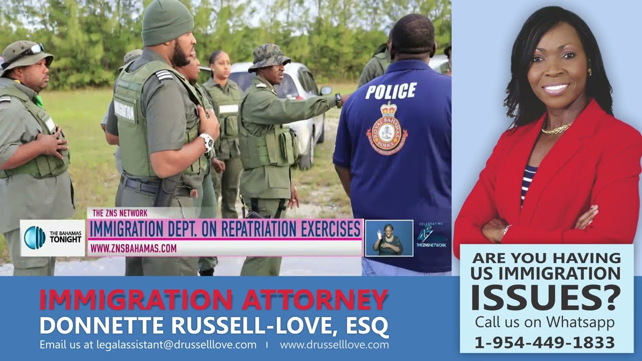 Immigration Department On Repatriation Exercises - ZNS BAHAMAS