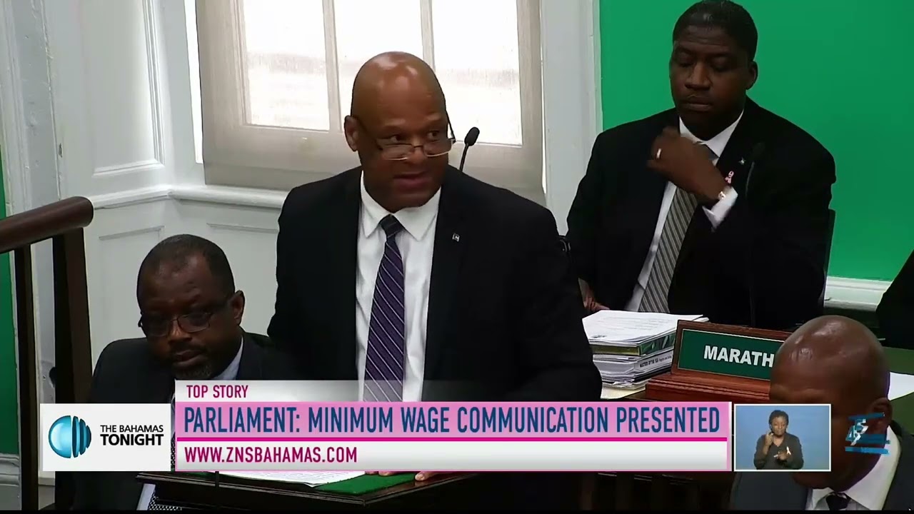 Minimum Wage Communication Presented - ZNS BAHAMAS