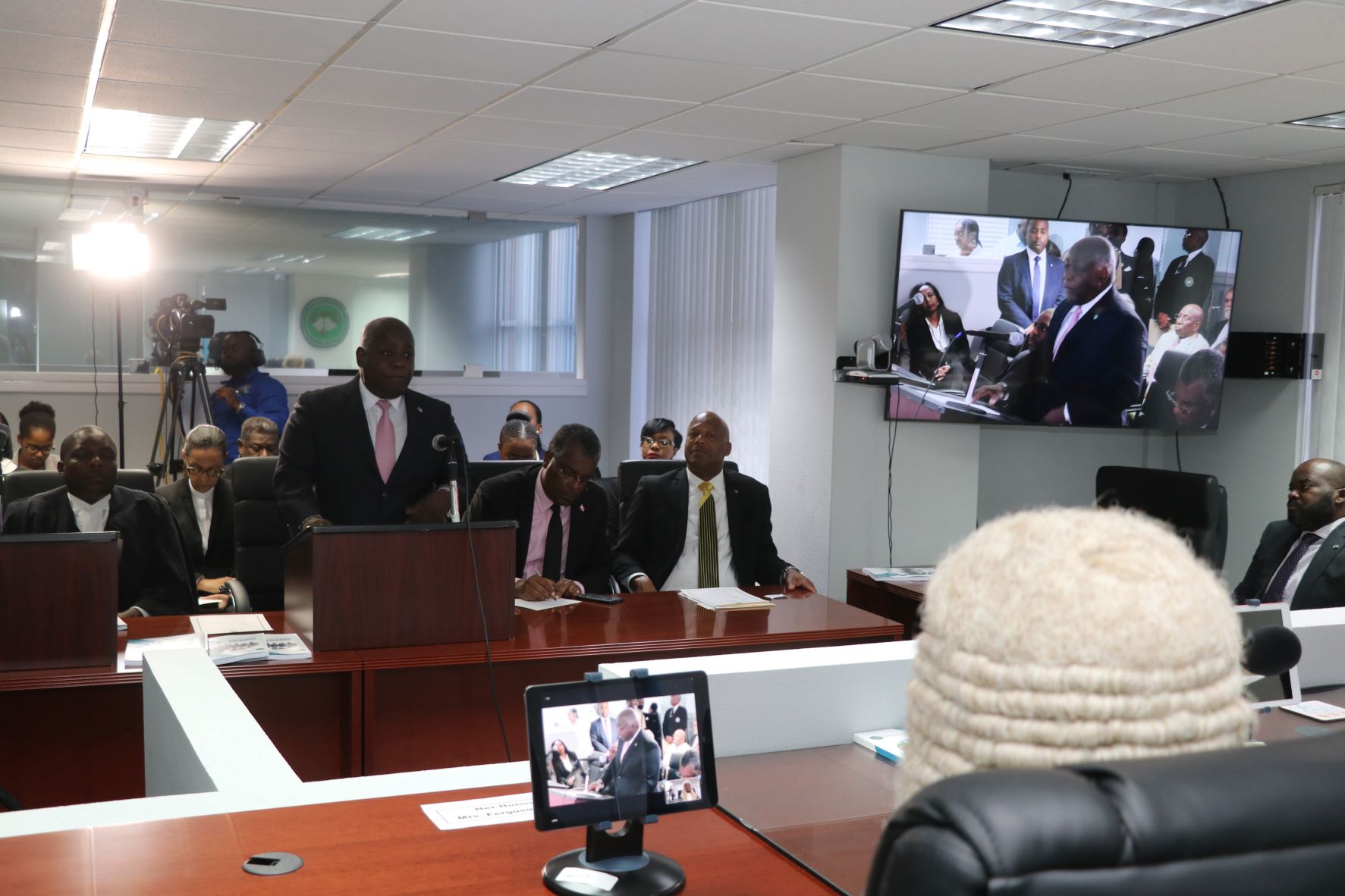 Prime Minister Davis Commends the Work of the Industrial Tribunal - ZNS ...