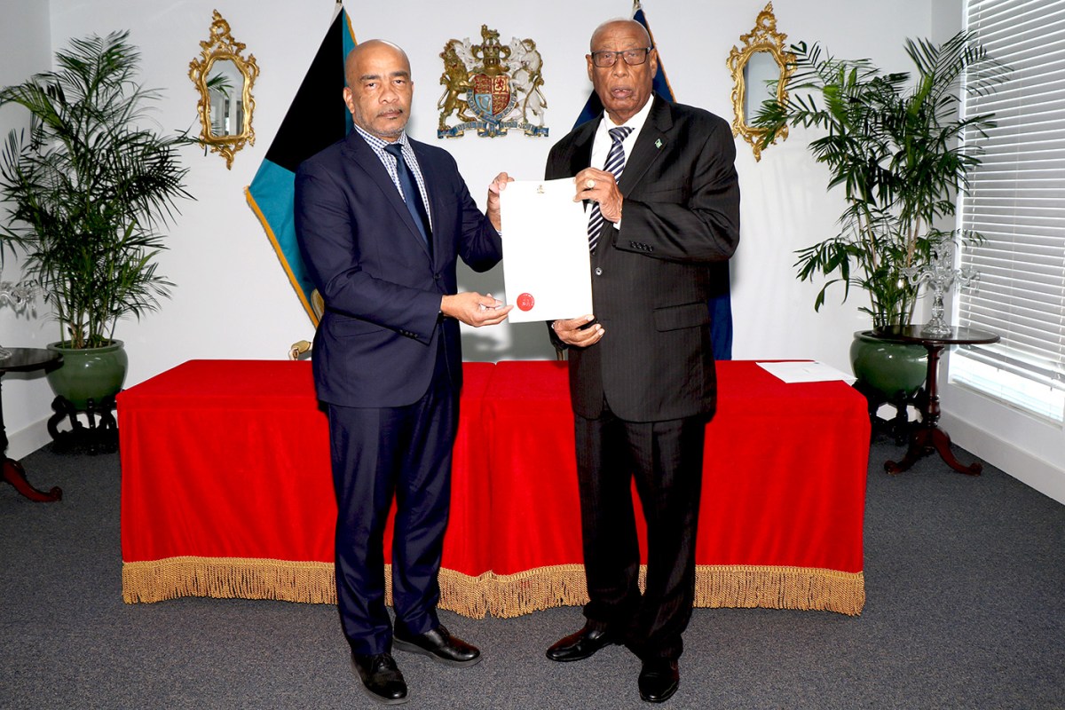 Justice Bernard Turner sworn in as Acting Chief Justice - ZNS BAHAMAS