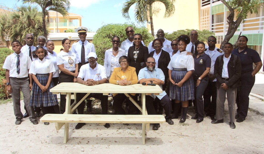 Bahamas Customs Department made donations to senior citizens' homes and ...