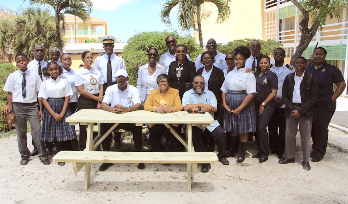 Bahamas Customs Department made donations to senior citizens' homes and ...