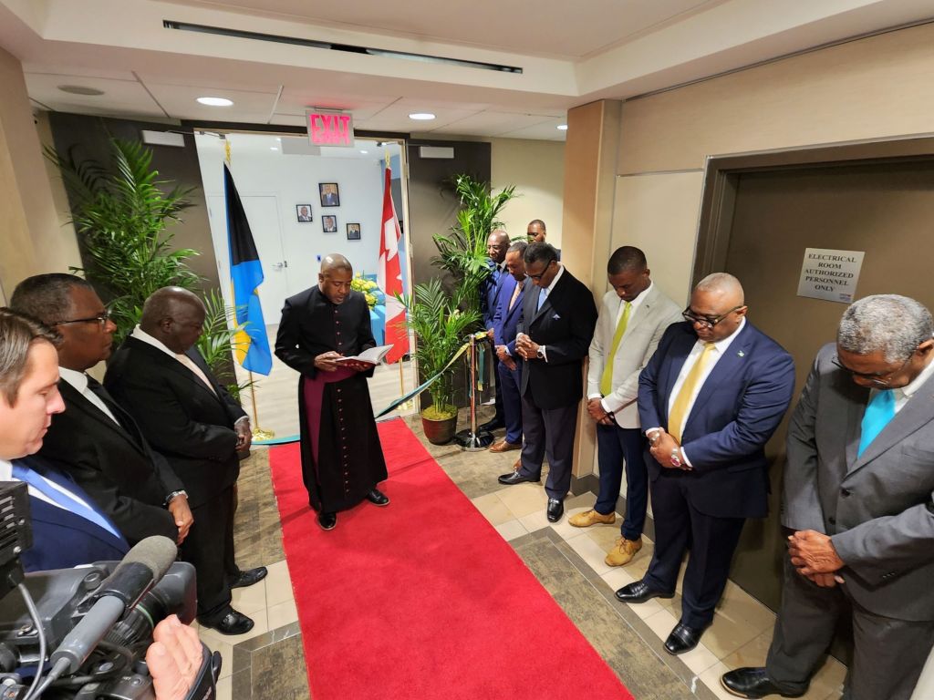 PM Davis takes part in Toronto Consulate General Ribbon Cutting ...