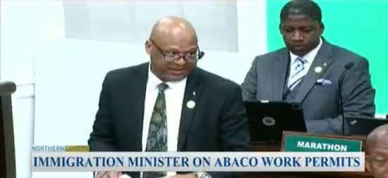 Immigration Minister On Abaco Work Permits - ZNS BAHAMAS