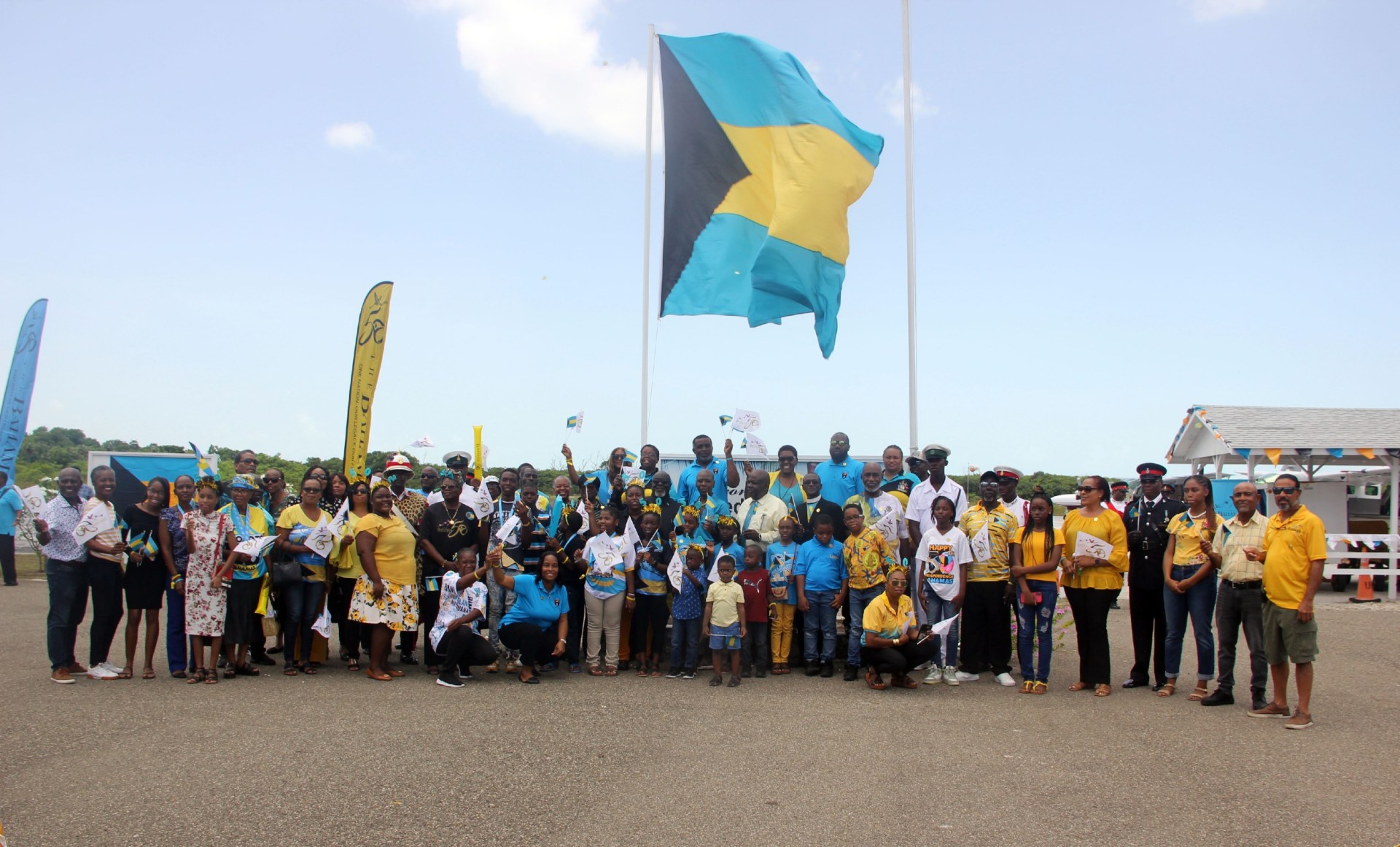 Crooked Island Golden Jubilee Flag Raising - ZNS BAHAMAS