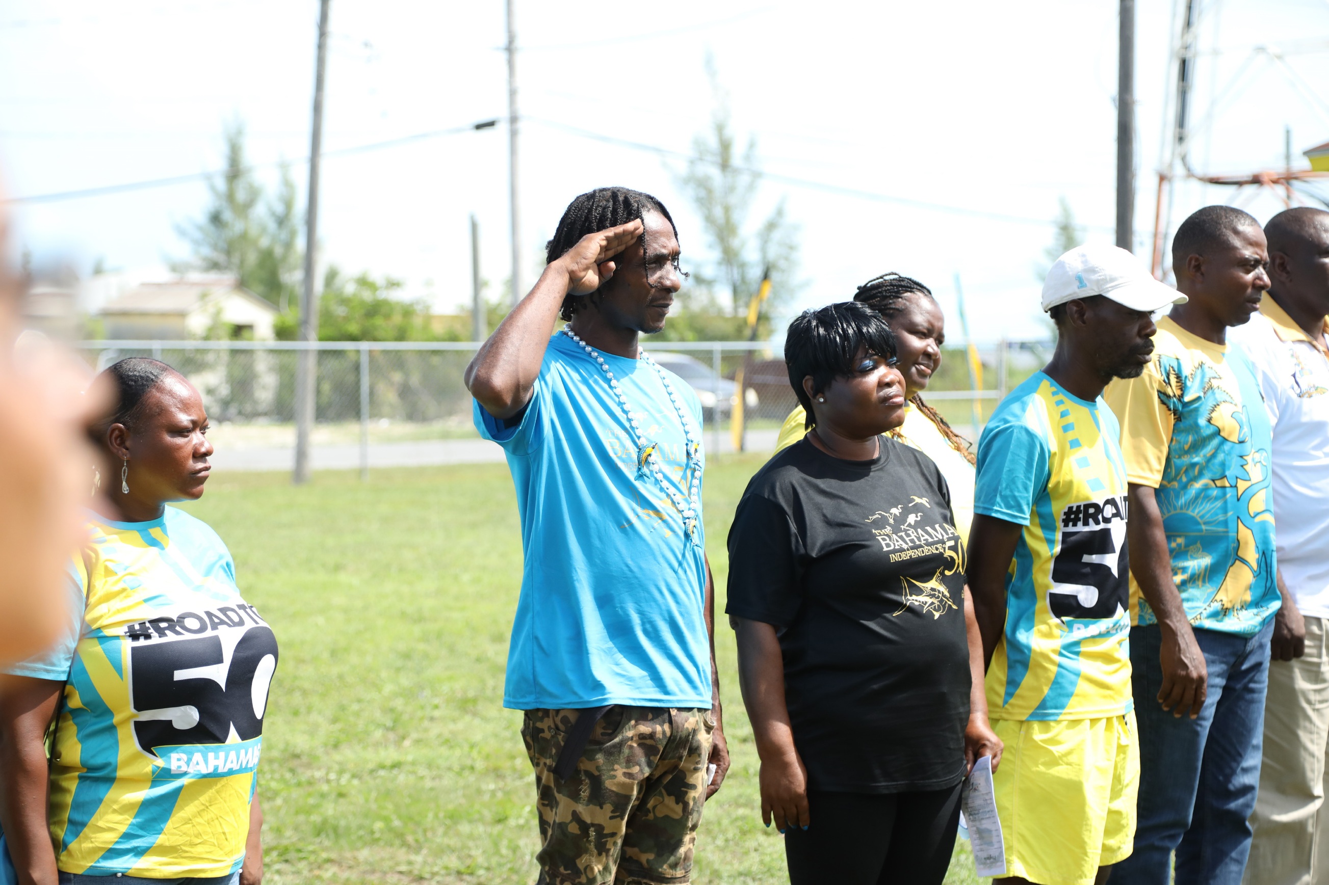 Flag Raising Ceremony in West End, Grand Bahama - ZNS BAHAMAS