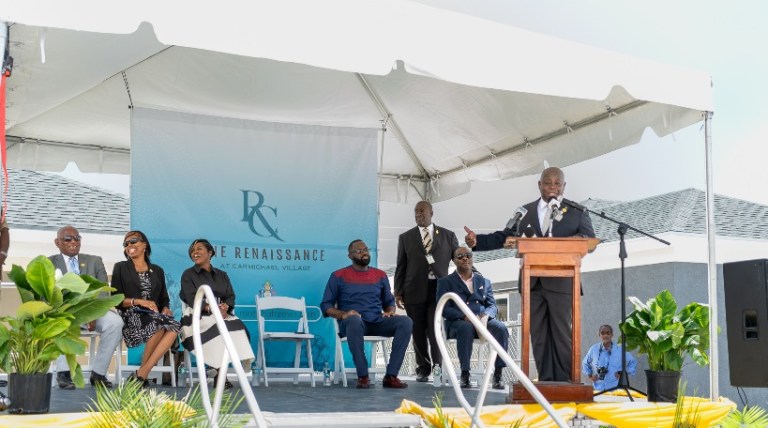Six Bahamian Families Receive Keys to their New Homes - ZNS BAHAMAS