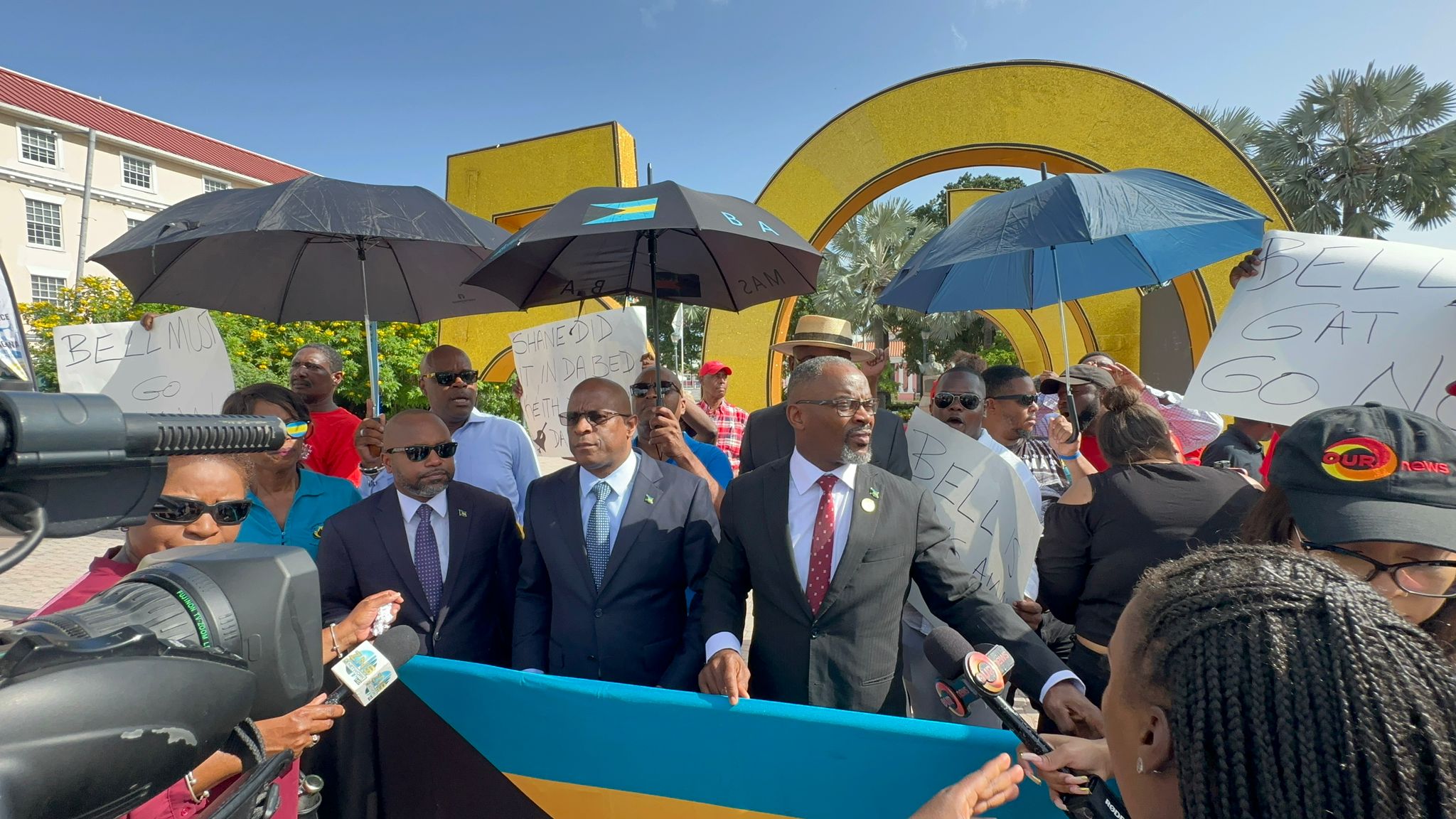 PLP And FNM Demonstrations - ZNS BAHAMAS
