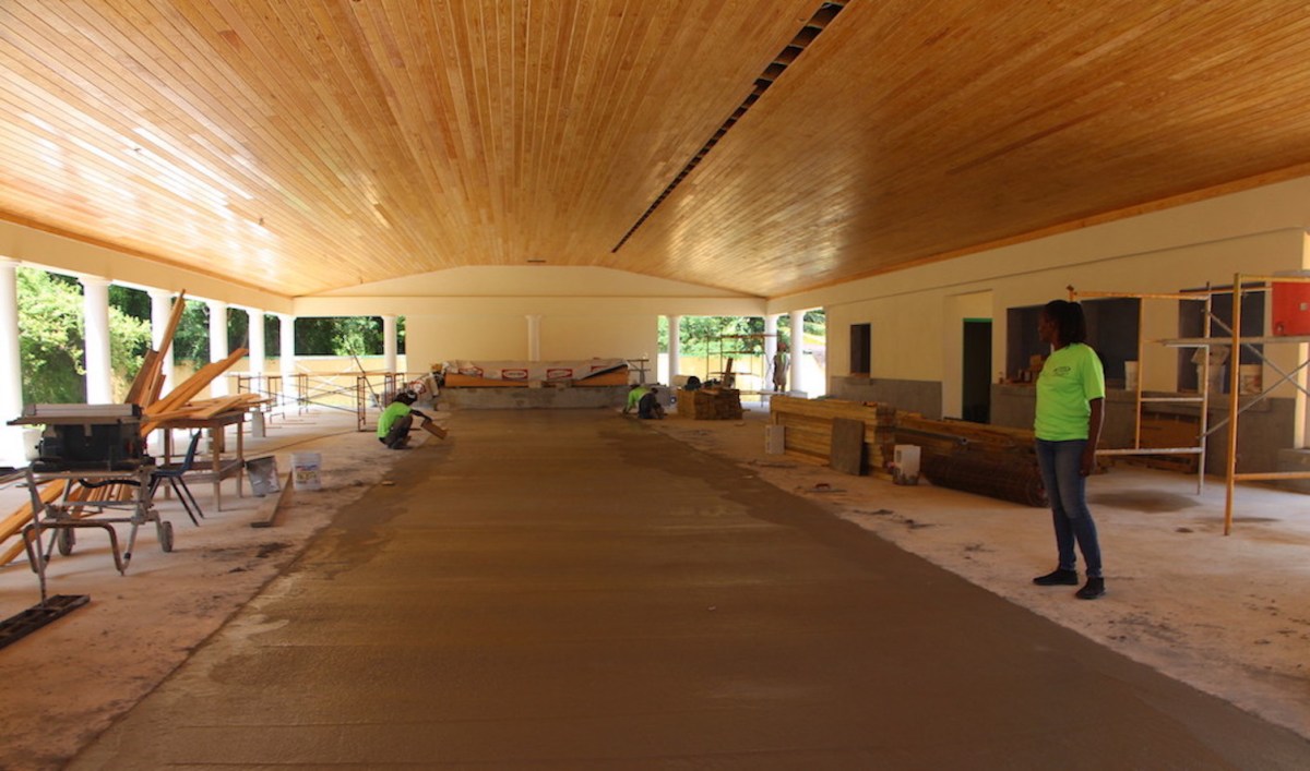 Min. of Education constructs pavilion at R.M. Bailey Senior High School ...