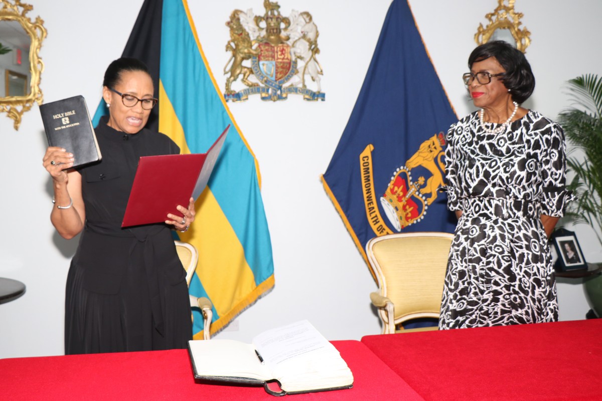 Senior Justice Deborah Fraser, sworn in as Acting Chief Justice - ZNS ...