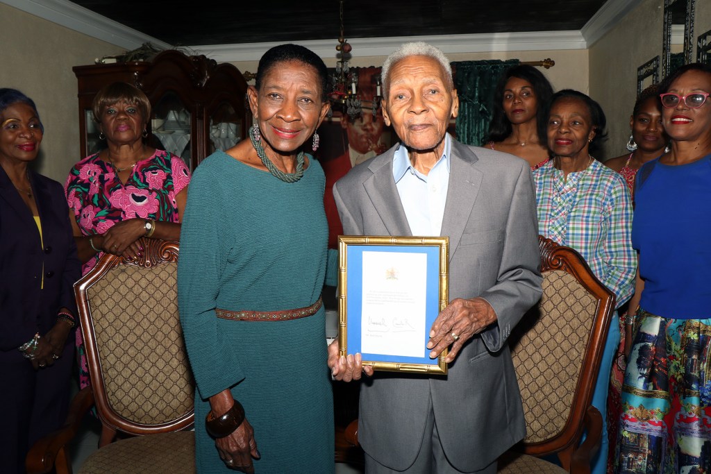 Mr. Basil Huyler, Sr., congratulated on the occasion of his 100th ...