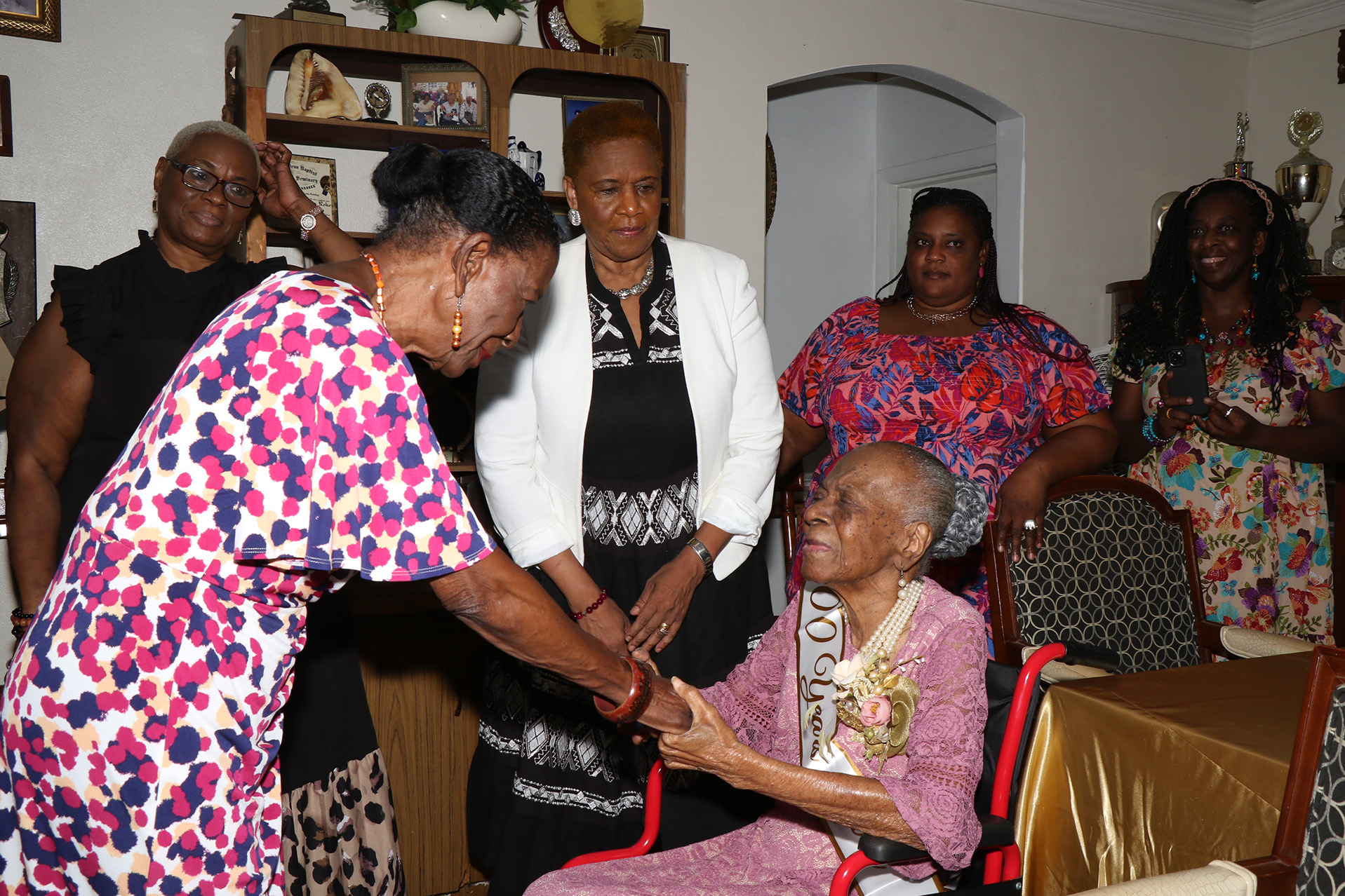 The Deputy to the Governor General Conveys a 'Happy 100th Birthday' to ...