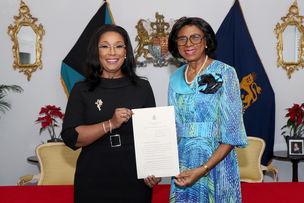 Subusola Swain takes oath as Acting Vice-President of the Bahamas ...