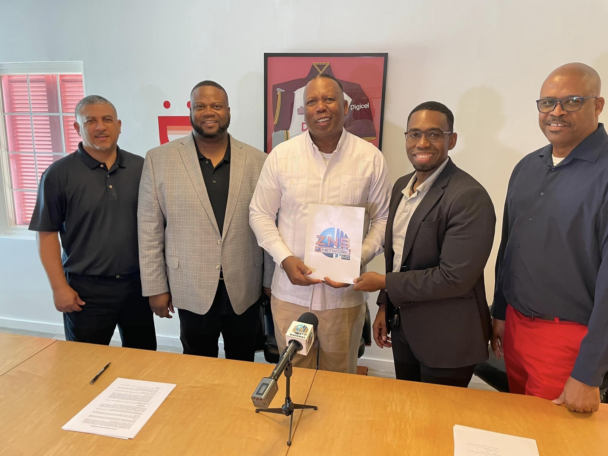 Digicel Contract Signing - ZNS BAHAMAS