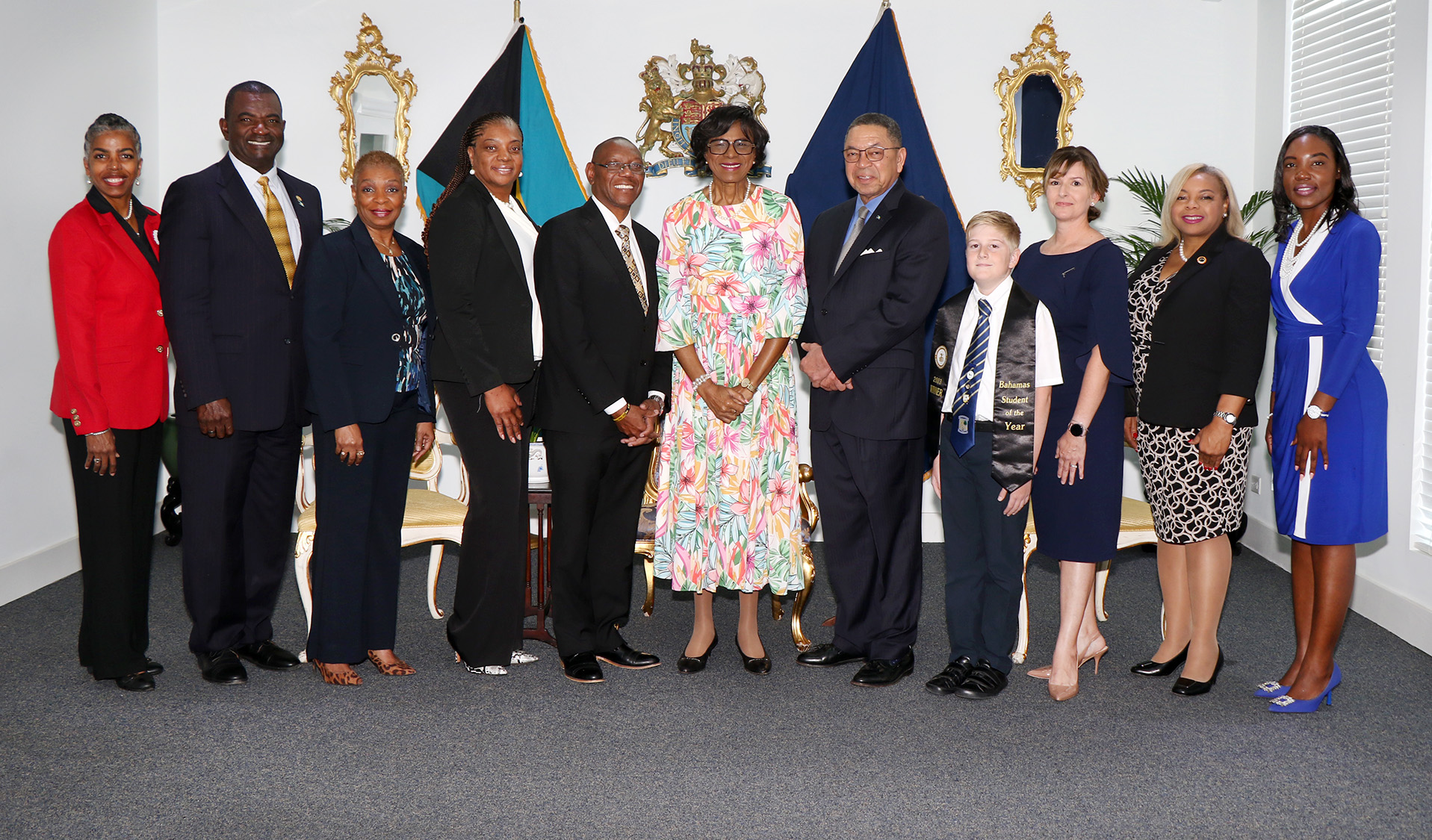 Bahamas Primary School Student of the Year Foundation pays a courtesy ...