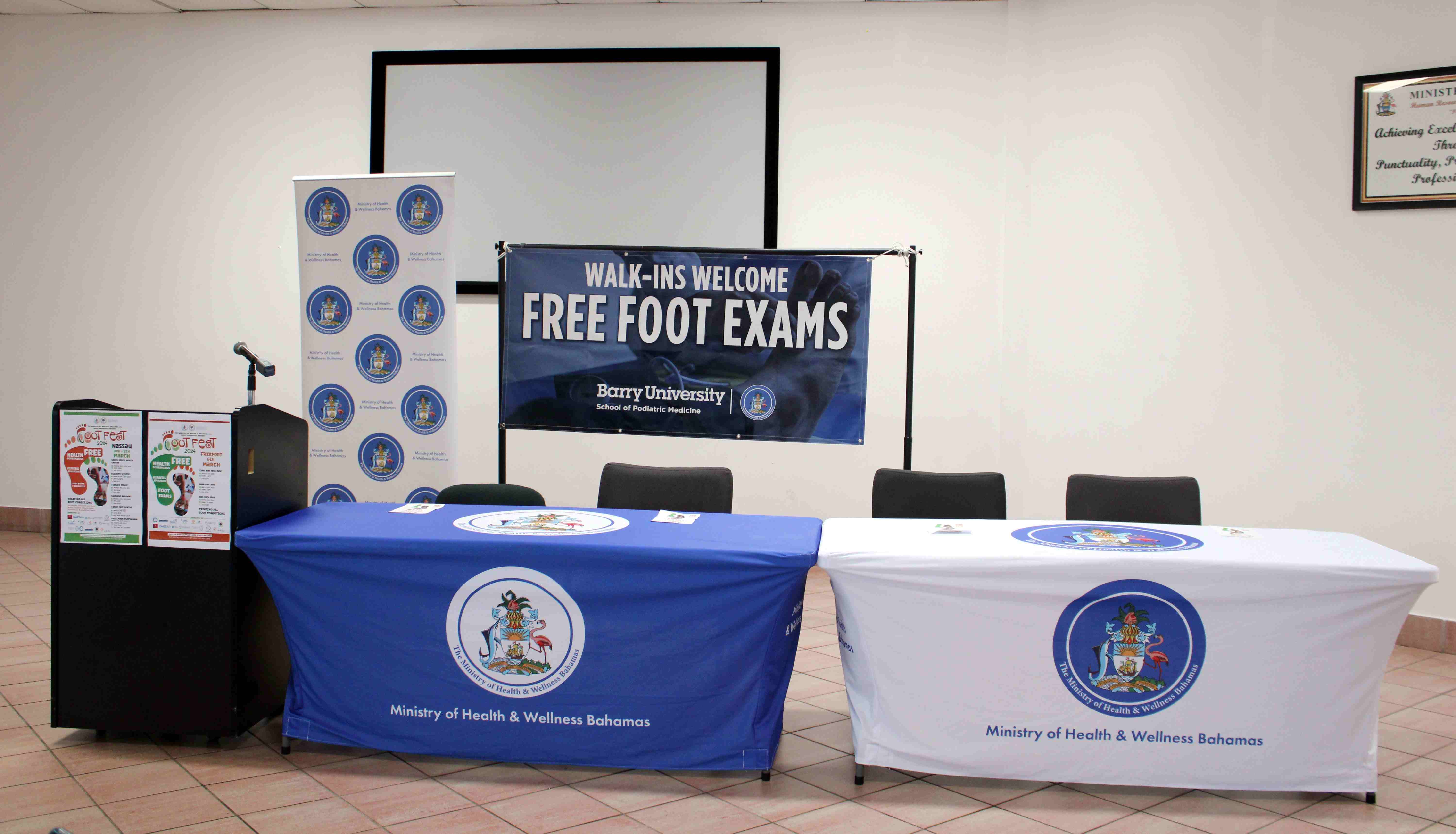 Min. of Health and Wellness offers 'Foot Fest 2024' health screenings ...