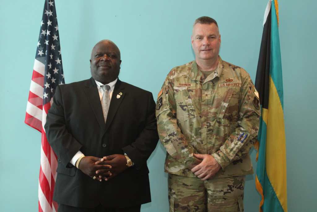 State Min. Lundy has courtesy call with Brigadier General Thomas Hannon ...