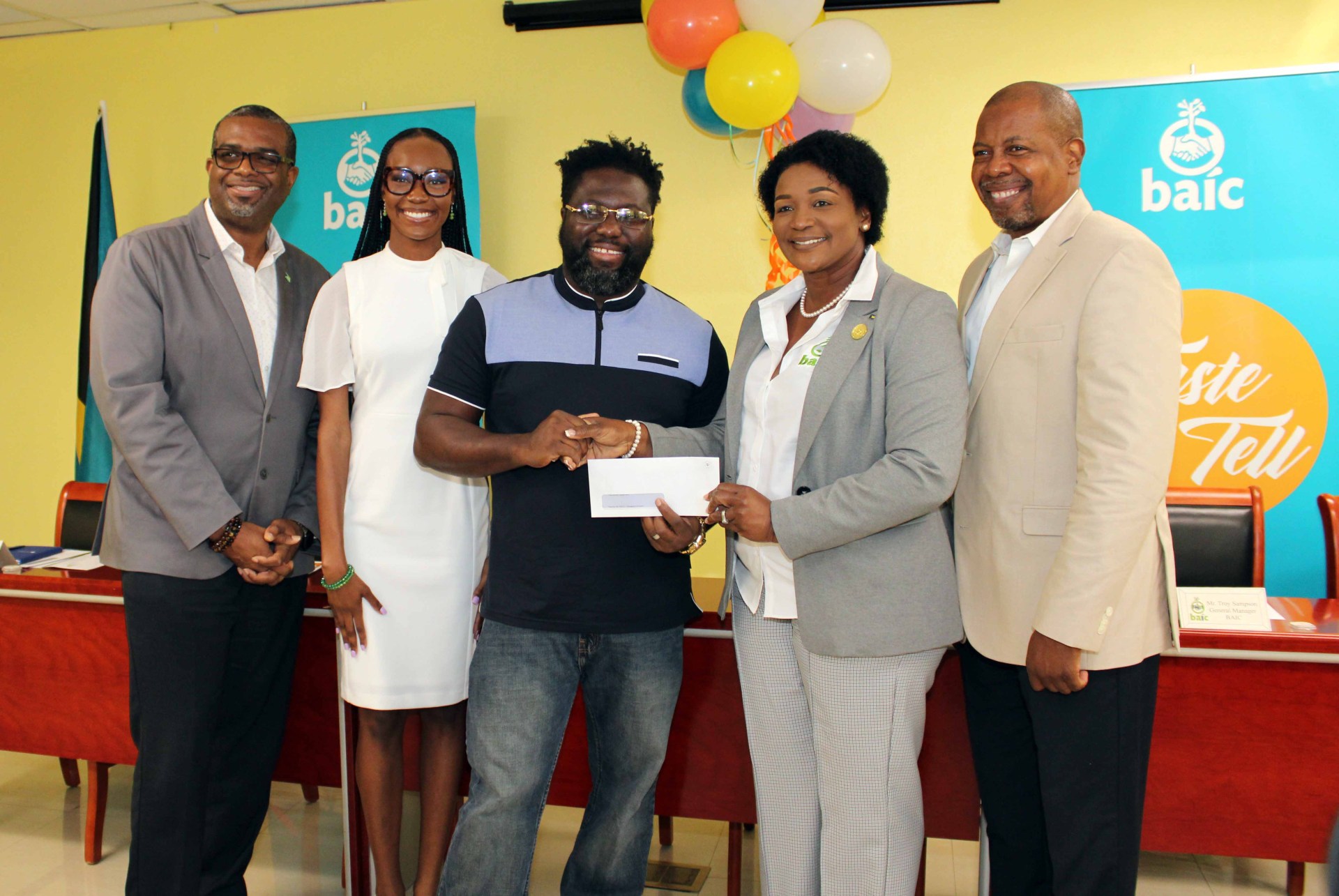BAIC holds its Third Annual 'Taste and Tell' Award Ceremony - ZNS BAHAMAS