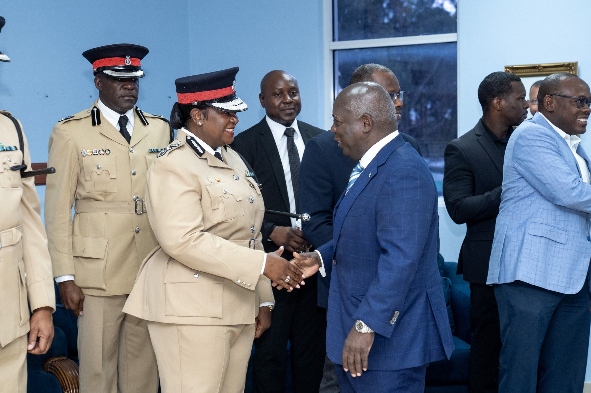 PM Meets New RBPF Leadership - ZNS BAHAMAS