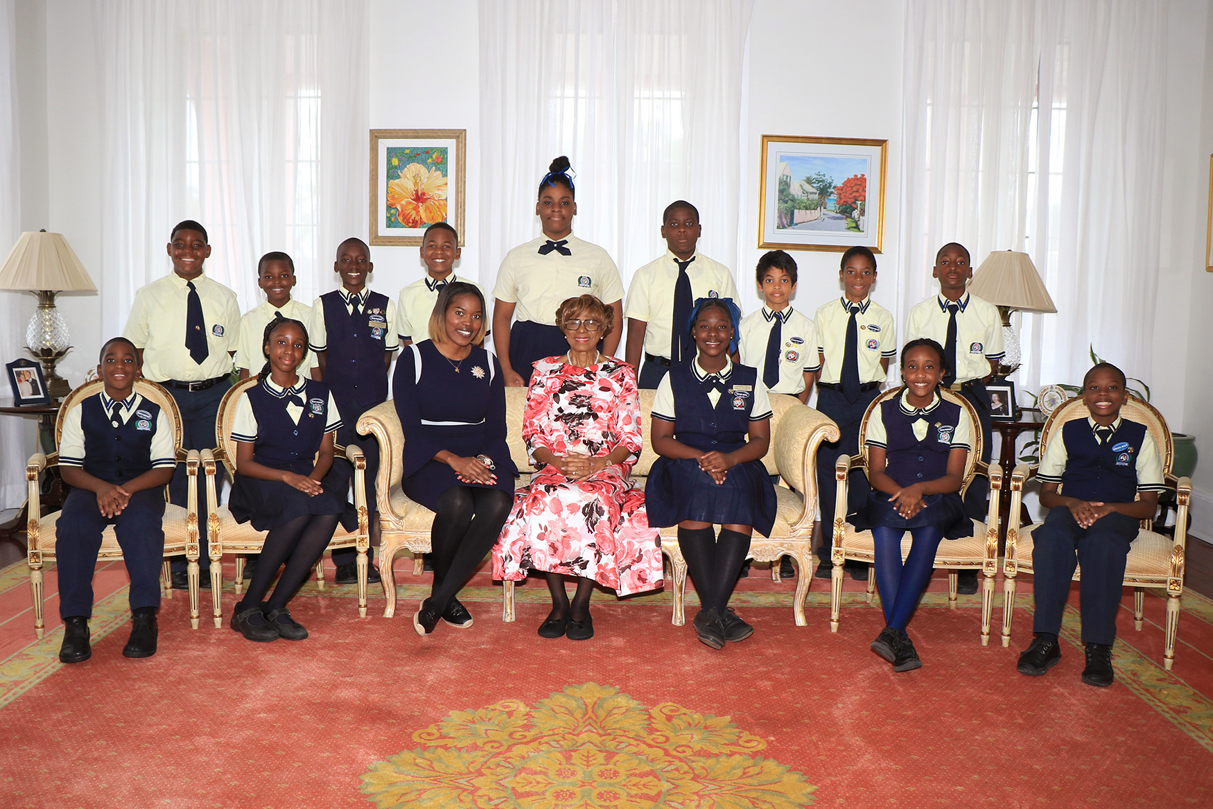 The Governor General welcomes Grace Christian Academy students from ...
