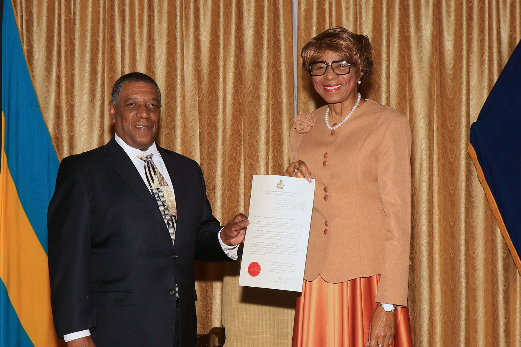 Justice Gregory Hilton appointed Acting Justice of the Court of Appeal - ZNS BAHAMAS