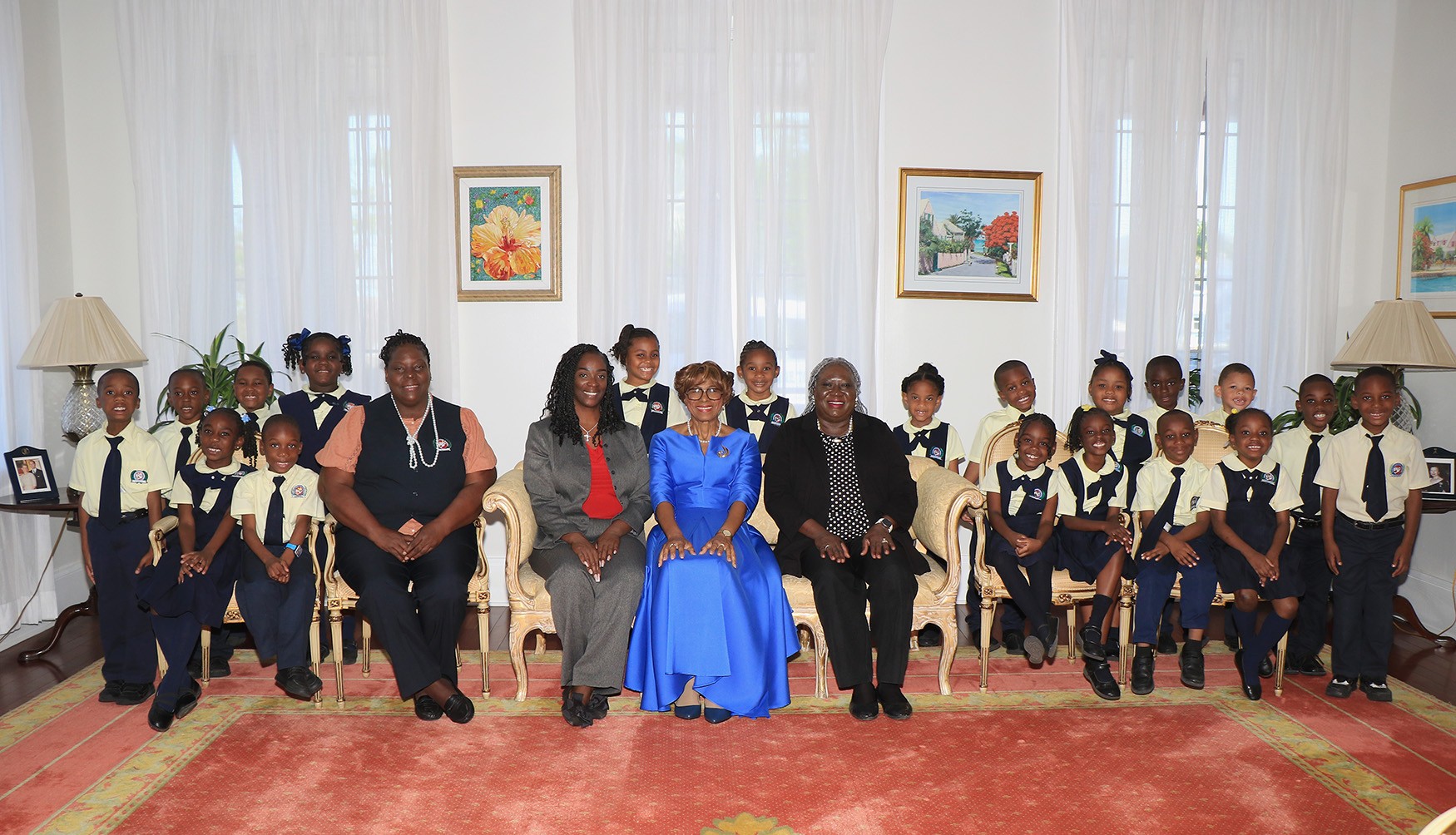 The Governor General welcomed Grade 1 Grace Christian Academy students ...