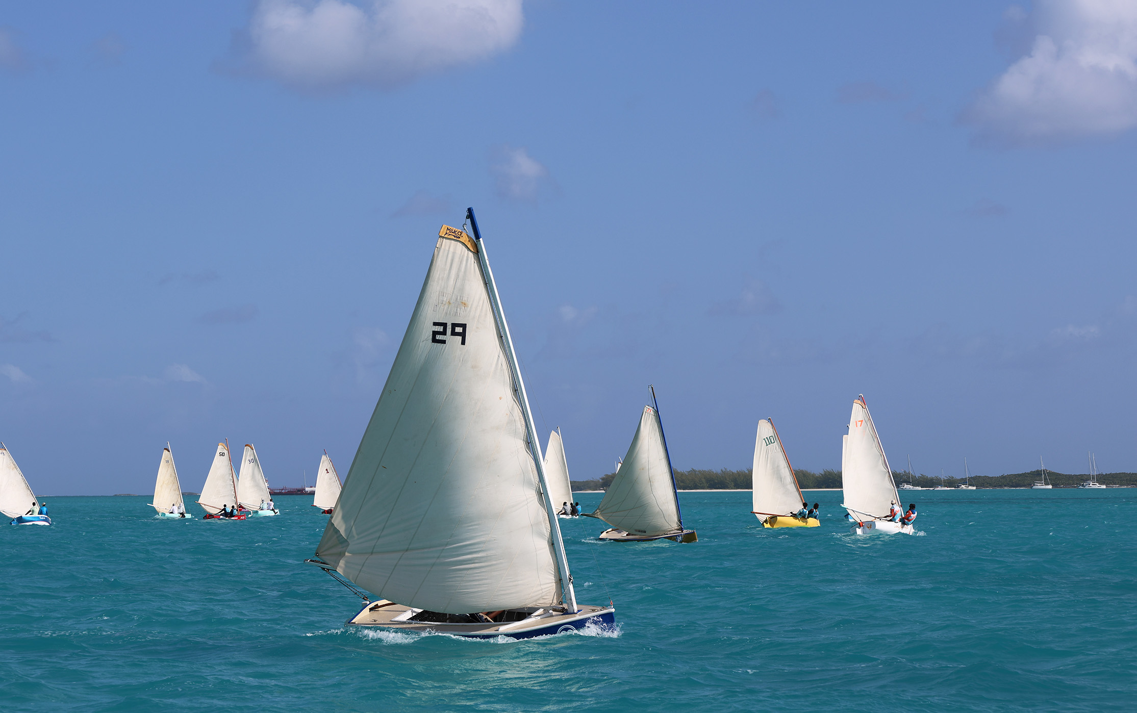 Sailors take to the water for the 69th National Family Island Regatta ...