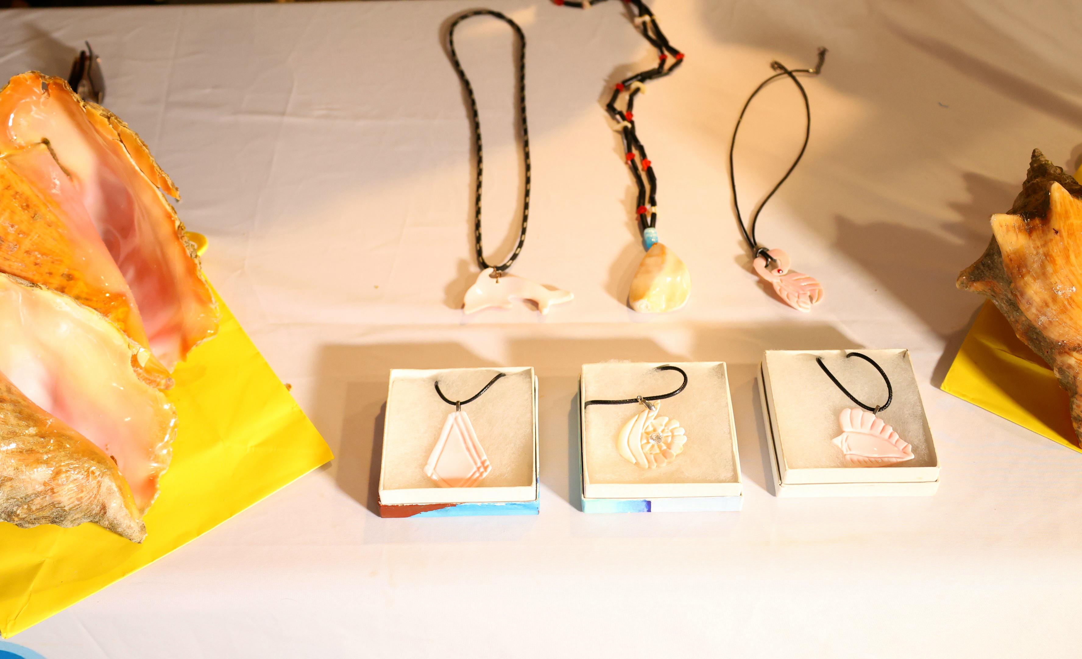 Tourism Development Corporation’s Queen Conch shell carving workshop in ...