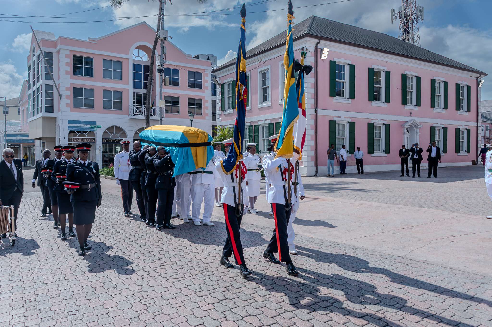 State-Recognized Funeral held for the late Rodney Moncur - ZNS BAHAMAS