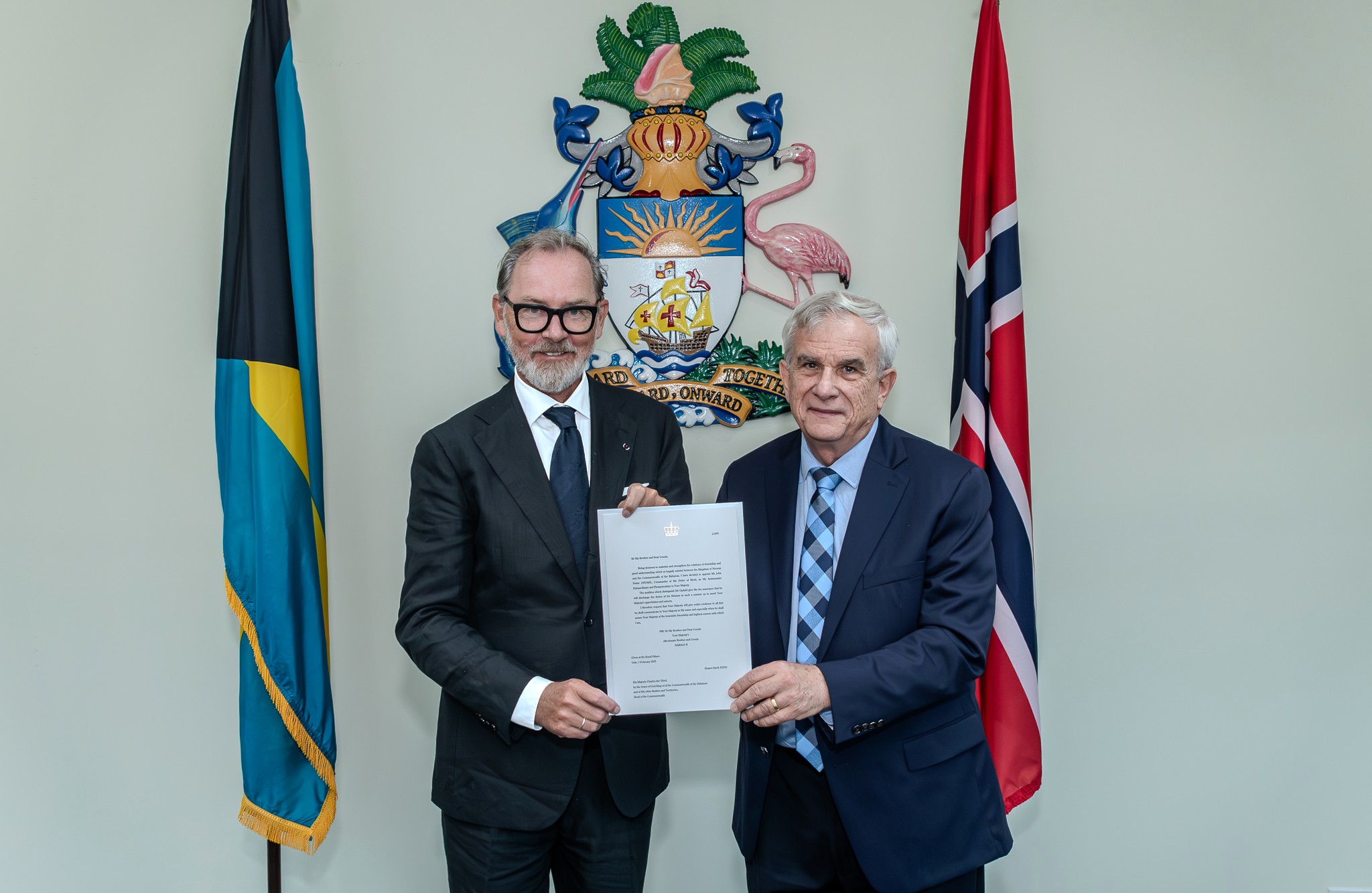 His Excellency John Petter Opdahl of Norway paid a courtesy call at the ...