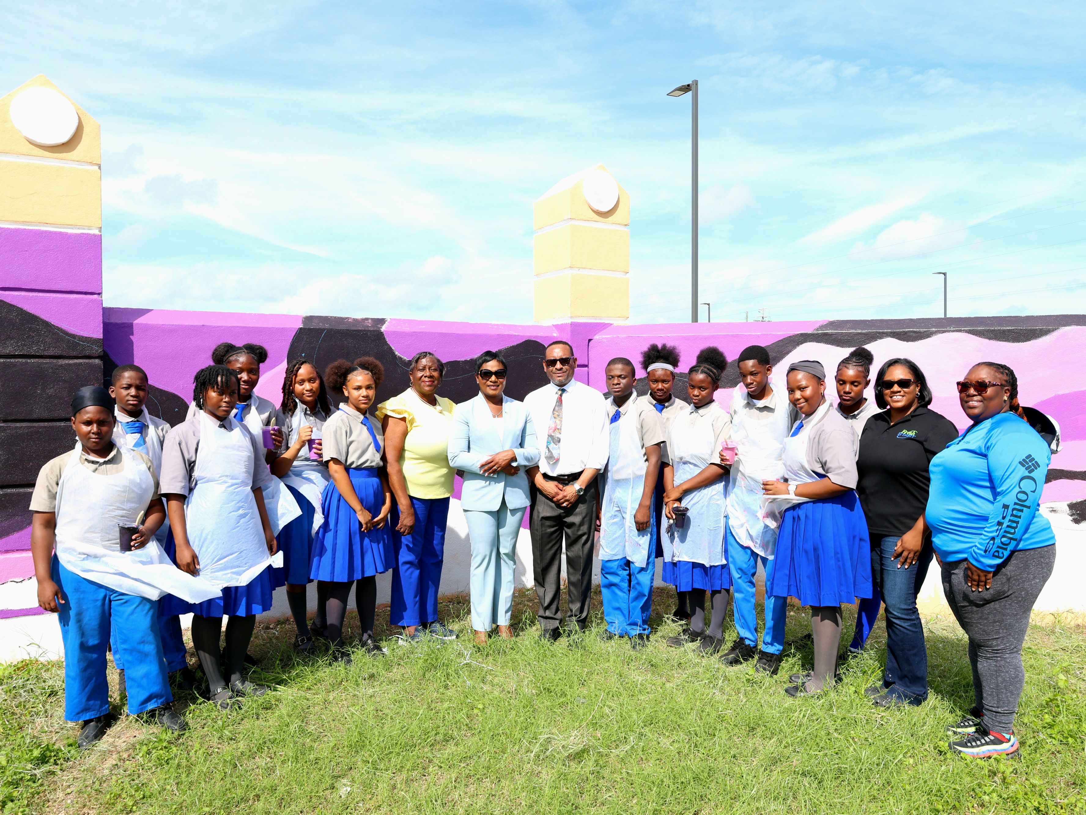 MOYSC launches Mural Project At Holmes Rock Junior High School - ZNS ...